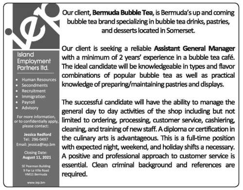 Bermuda Bubble Tea, - The Royal Gazette | Bermuda News, Business ...