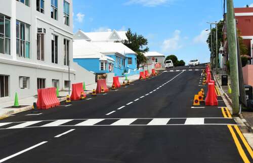 Traffic returns to King Street after roadworks - The Royal Gazette ...