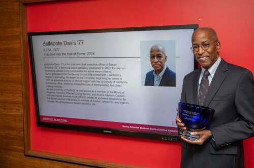 delMonte Davis honoured by alma mater - The Royal Gazette | Bermuda ...