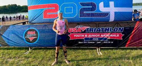 Triathletes Jackson Langley and Nick Pilgrim hang tough in overseas ...