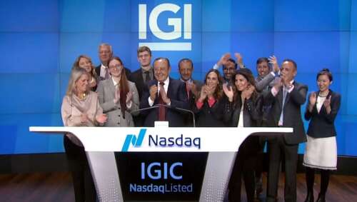 IGI chairman rings Nasdaq’s closing bell - The Royal Gazette | Bermuda ...