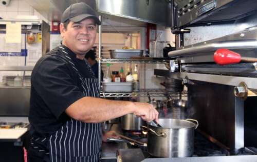 Guatemalan chef at home with cup of java - The Royal Gazette | Bermuda ...
