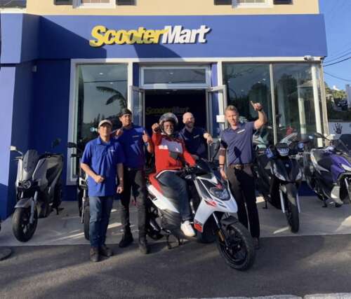 Scooter Mart giveaway a hit with people in need - The Royal Gazette ...