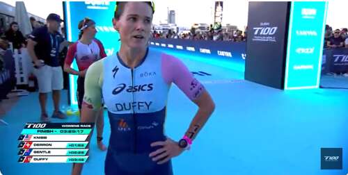 Watch: Flora Duffy finishes fourth in T100 World Triathlon Tour final ...