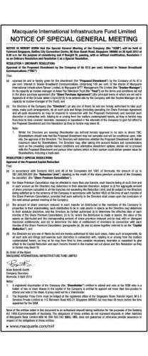 Notice of SGM - The Royal Gazette | Bermuda News, Business, Sports ...