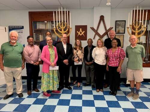 Freemasons give $6,000 to charities - The Royal Gazette | Bermuda News ...