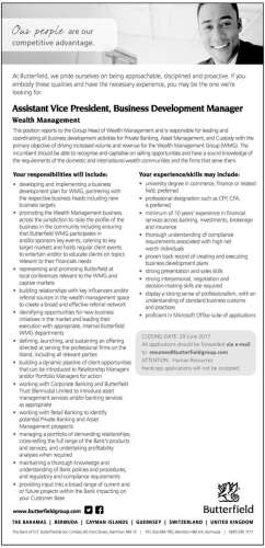 AVP, Business Development Manager - The Royal Gazette | Bermuda News ...