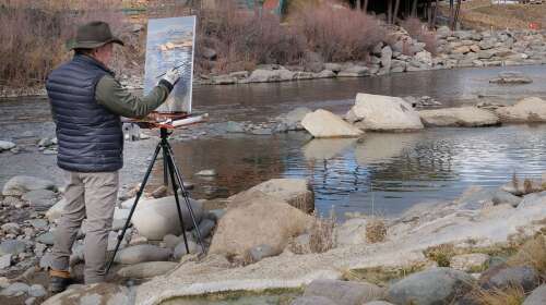 Dan Dempster paints water in chillier climes - The Royal Gazette ...