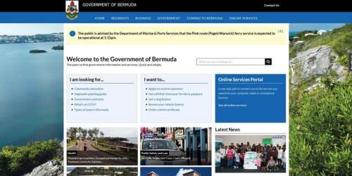 New government web portal unveiled - The Royal Gazette | Bermuda News ...