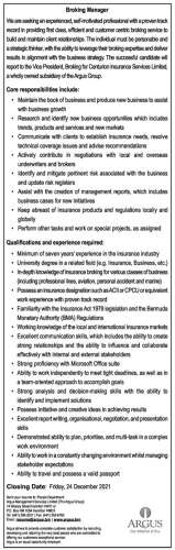 Broking Manager - The Royal Gazette | Bermuda News, Business, Sports ...