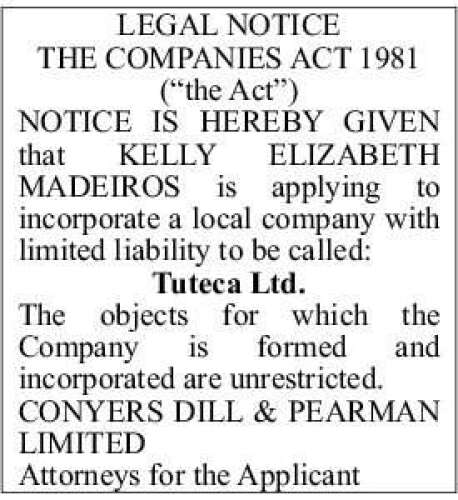 Tuteca Ltd. - The Royal Gazette | Bermuda News, Business, Sports ...