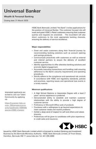 Universal Banker - The Royal Gazette | Bermuda News, Business, Sports ...