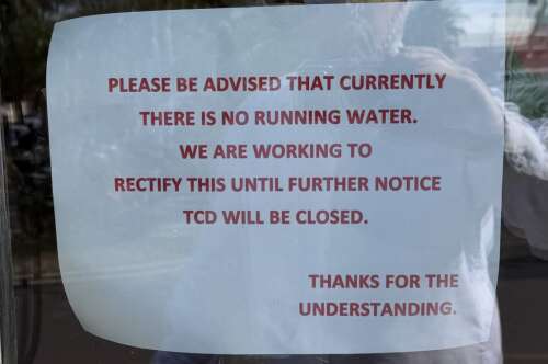 TCD to be back in business after closure over lack of water - The Royal ...