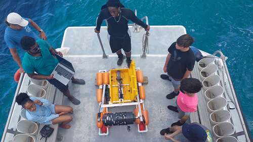 Bios students get to grips with underwater robot technology - The Royal ...