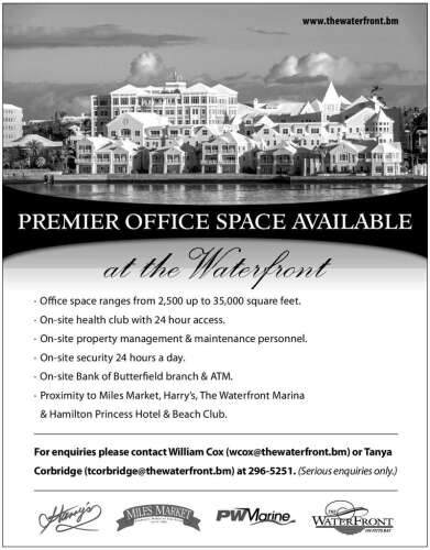 PREMIER OFFICE SPACE AVAILABLE - The Royal Gazette | Bermuda News ...