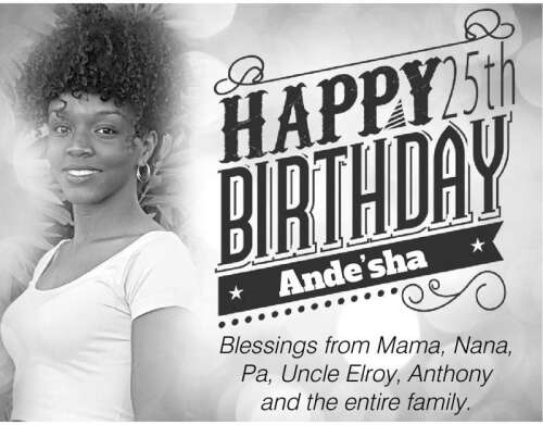 Ande'sha Busby Birthday - The Royal Gazette | Bermuda News, Business ...