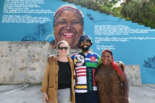 ‘I look at that picture and think wow. That’s me. I represent Bermuda ...