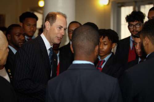 Prince drops in to meet students - The Royal Gazette | Bermuda News ...