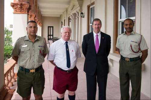 Pitman’s 40 years in the Regiment recognised - The Royal Gazette ...