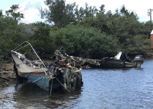 Burnt-out boats becoming eyesores - The Royal Gazette | Bermuda News ...