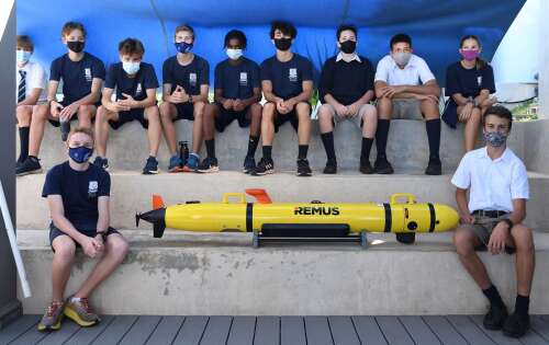 Multimillion-dollar marine robot unveiled to students - The Royal ...