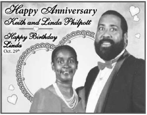 Happy Anniversary Keith and Linda Philpott - The Royal Gazette ...