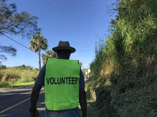 Volunteers clean up Devon Springs Road area - The Royal Gazette ...