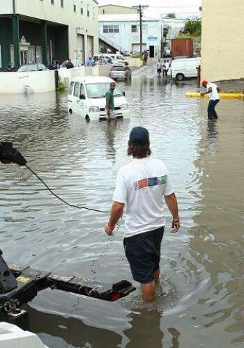 Rainfall leads to flooding in low-lying areas - The Royal Gazette ...
