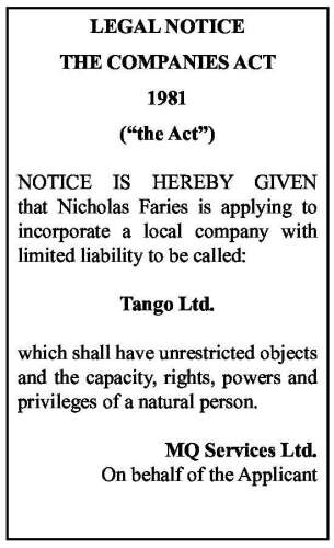 Tango Ltd. - The Royal Gazette | Bermuda News, Business, Sports, Events ...