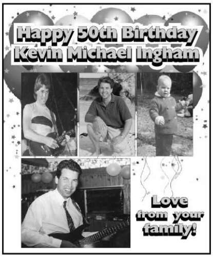 Happy 50th Birthday Kevin Michael Ingham - The Royal Gazette | Bermuda ...
