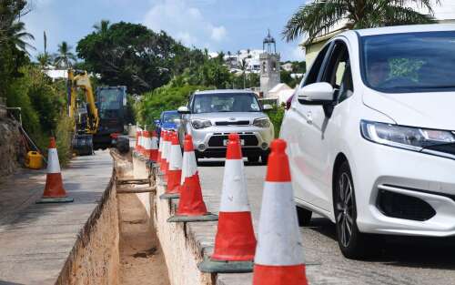 Roadworks move to North Shore Road in Devonshire and Smith’s - The ...