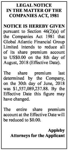 Global Atlantic Financial Group Limited - The Royal Gazette | Bermuda ...
