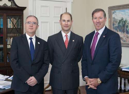 Prince Edward presents 17 Gold Awards - The Royal Gazette | Bermuda ...