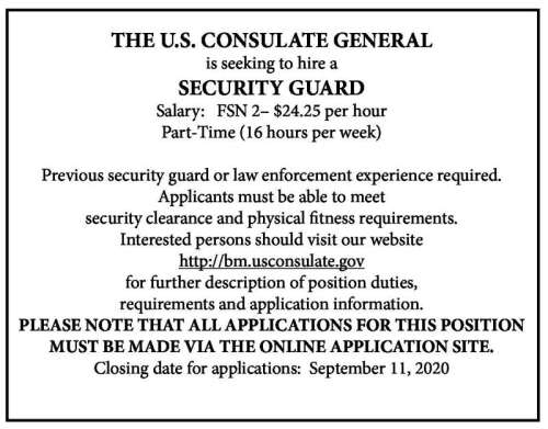 Security Guard - The Royal Gazette | Bermuda News, Business, Sports ...