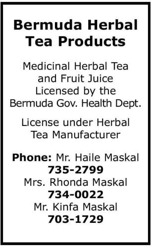 Bermuda Herbal Tea Products - The Royal Gazette | Bermuda News ...