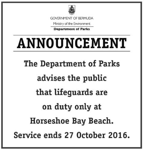 Lifeguard Services - The Royal Gazette | Bermuda News, Business, Sports ...