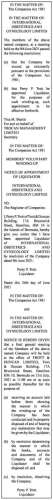 INTERNATIONAL OBSTETRICS AND GYNECOLOGY LIMITED - The Royal Gazette ...