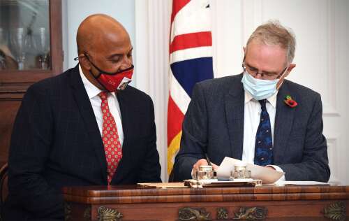 Cole Simons sworn in as new Leader of the Opposition - The Royal ...