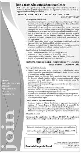 Chief Of Obstetrics & Gynecology - Part Time and Clinical Psychologist ...