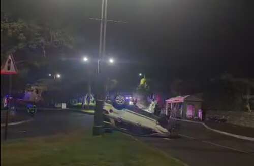 Car overturns on Crow Lane in early-morning crash - The Royal Gazette ...