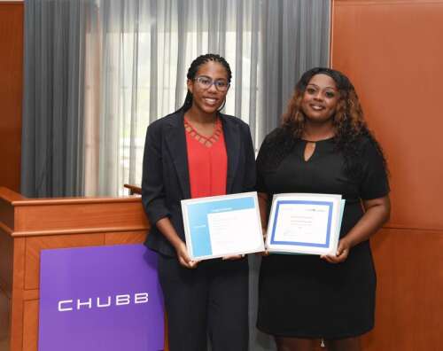 Pair earn Chubb foundation scholarships - The Royal Gazette | Bermuda ...