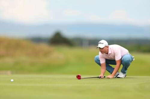 Oliver Betschart prepares to tee off in Junior Orange Bowl challenge ...
