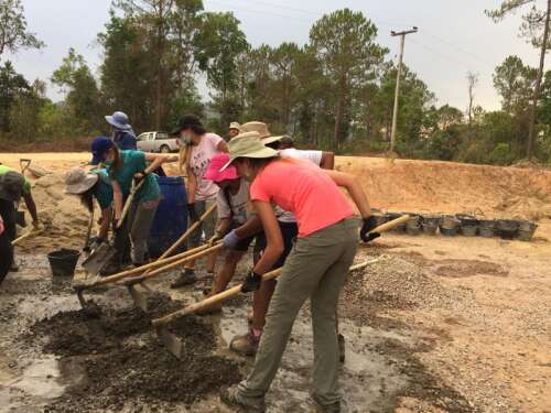 Students help village construct water tank - The Royal Gazette ...