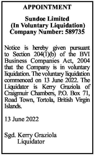 Sundoe Limited - The Royal Gazette | Bermuda News, Business, Sports ...