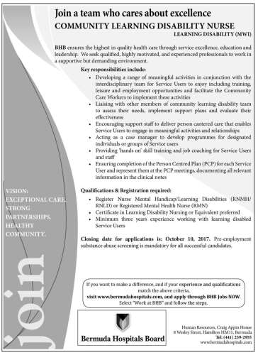 Community Learning Disability Nurse - Learning Disability (MWI) - The ...