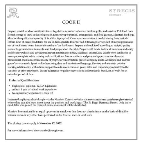 COOK II - The Royal Gazette | Bermuda News, Business, Sports, Events ...