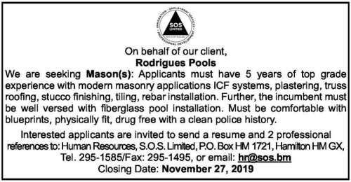 Masons - The Royal Gazette | Bermuda News, Business, Sports, Events ...