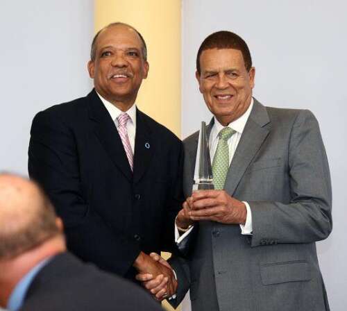 Sir John Swan honoured by Bermuda Health Foundation - The Royal Gazette ...