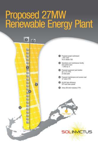 Plans unveiled for huge solar power plant - The Royal Gazette | Bermuda ...