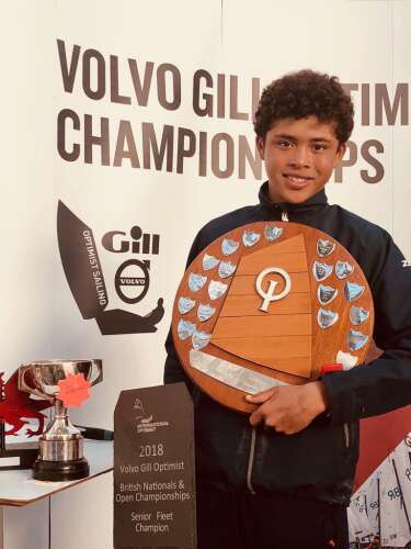 Young Ebbin has the world at his feet - The Royal Gazette | Bermuda ...